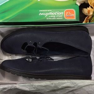 easy street | Shoes | Navy Effie Easy Street Easy Motion Soft Shoe ...